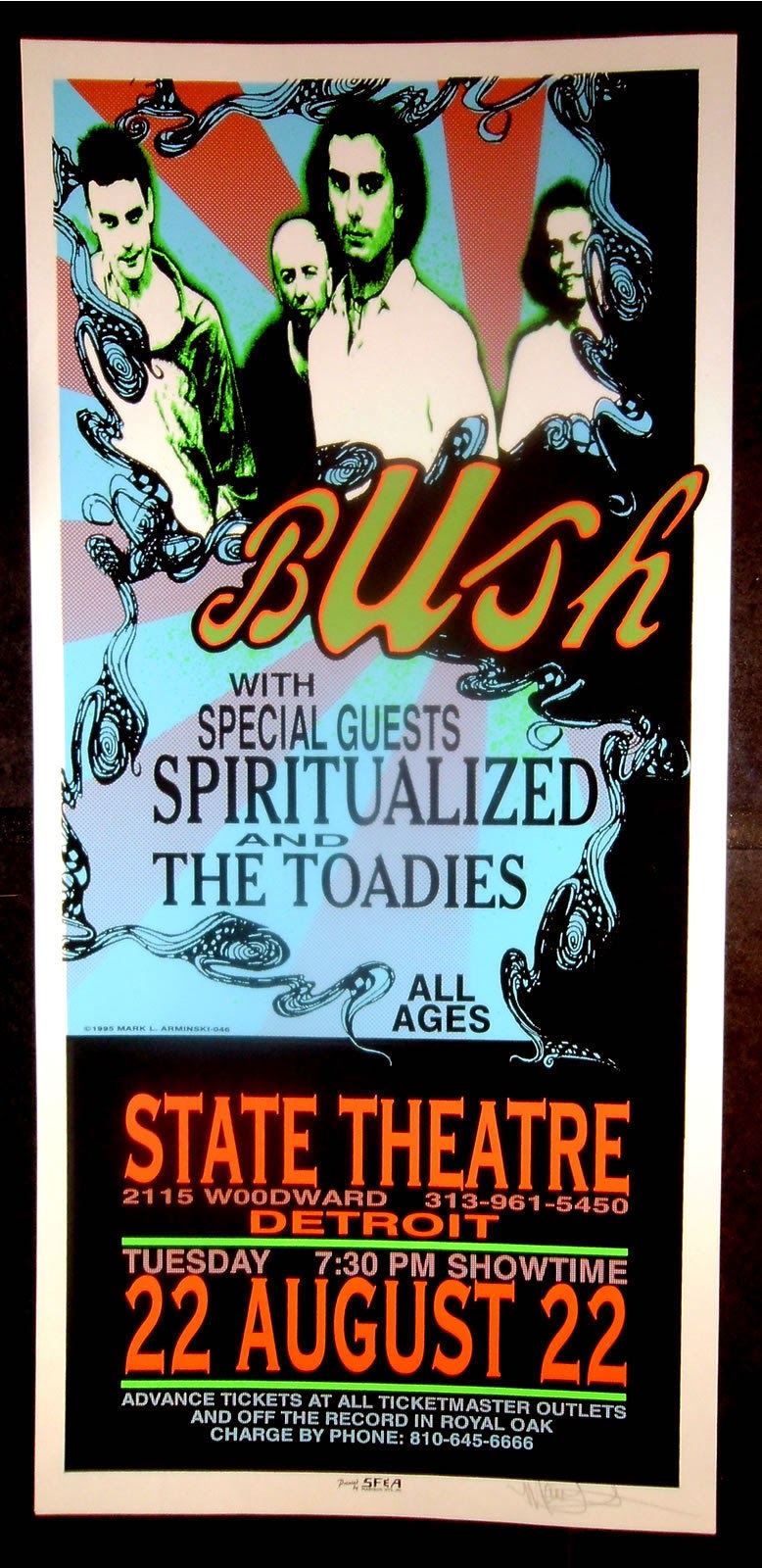 1995-08-22 – STATE THEATER, DETROIT, MI, USA – SUPPORTING BUSH ...